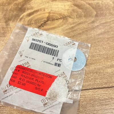 YAMAHA OEM NOS WASHER / 90201-06090 / | eBay