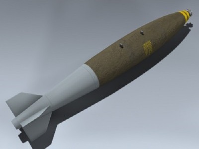 Mark 83 Low Drag General Purpose Bomb Wood Model Replica Large Free ...