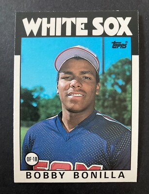 BOBBY BONILLA WHITE SOX 1986 TOPPS TRADED ROOKIE RC CARD #12T ...