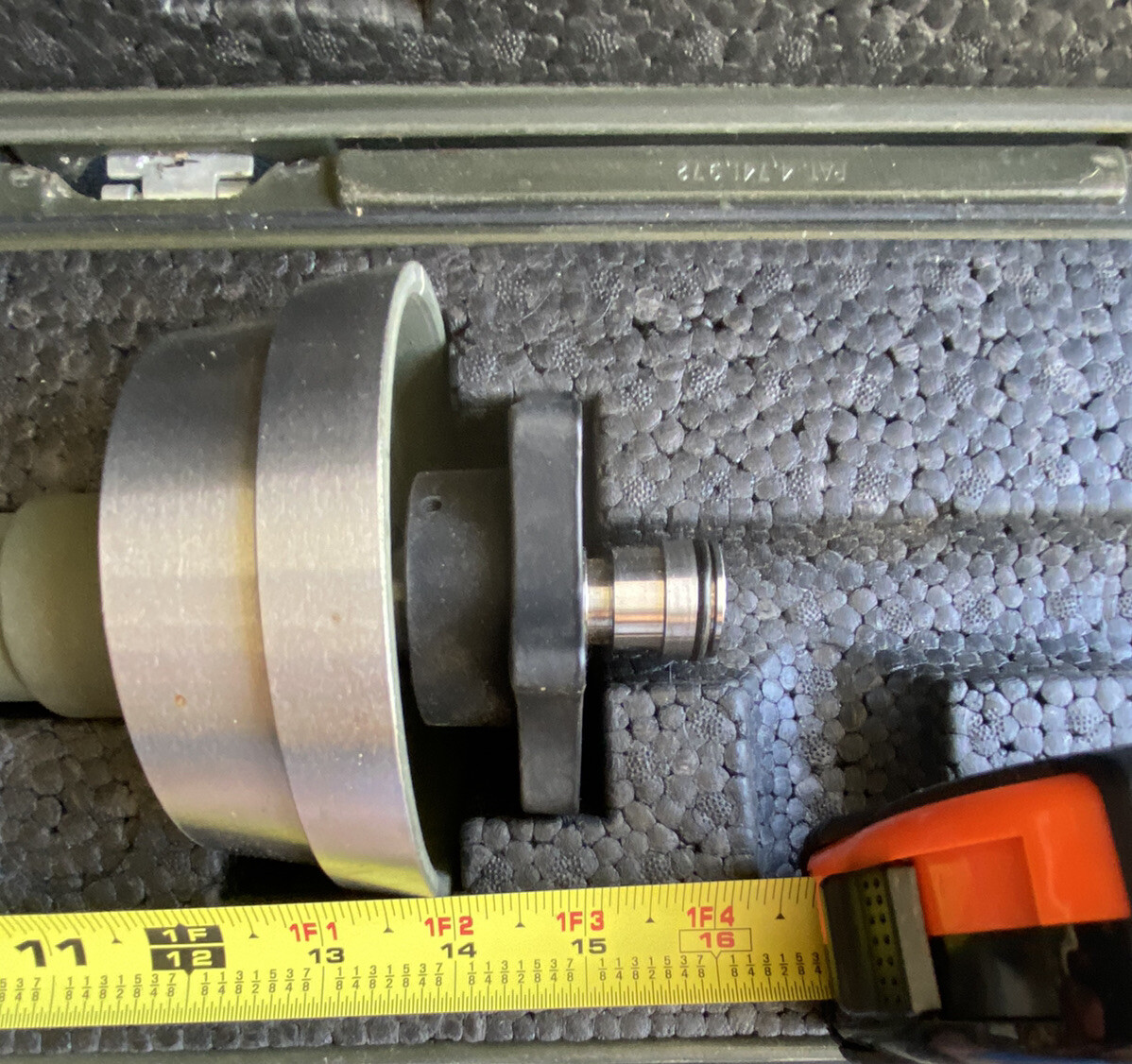 M27A1-120 TANK OPTICS ARTILLERY TELESCOPE W/GREEN FOAM LINED CARRYING ...