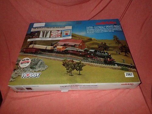 USED VINTAGE 1989 Marklin Train Set #2967 HO Scale Track Train Set ...