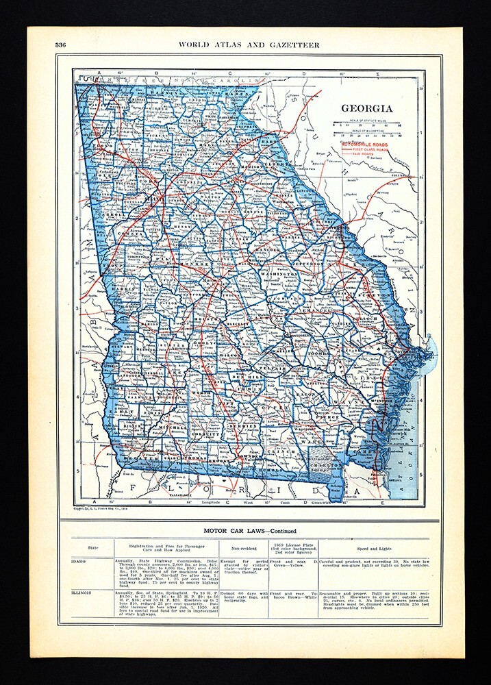 Georgia Highway Map Official