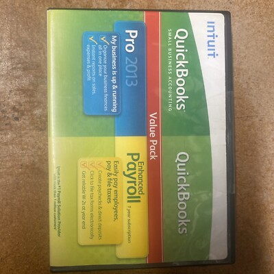 Intuit QuickBooks Pro 2013 For Windows Full Retail US Version ...