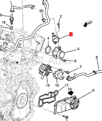 OEM Spec Vapor Purge Valve for Cadillac CT5 XT4 2019 2020 2021 2022 ...