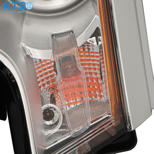 Halogen For 2011-2014 Ford Edge Headlights Assembly Chrome Clear RH+LH ...