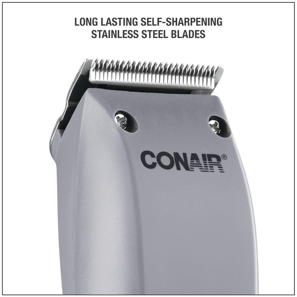 Conairman Simple Cut, Hair Clippers for Men, 10-Piece Home Hair Cutting ...