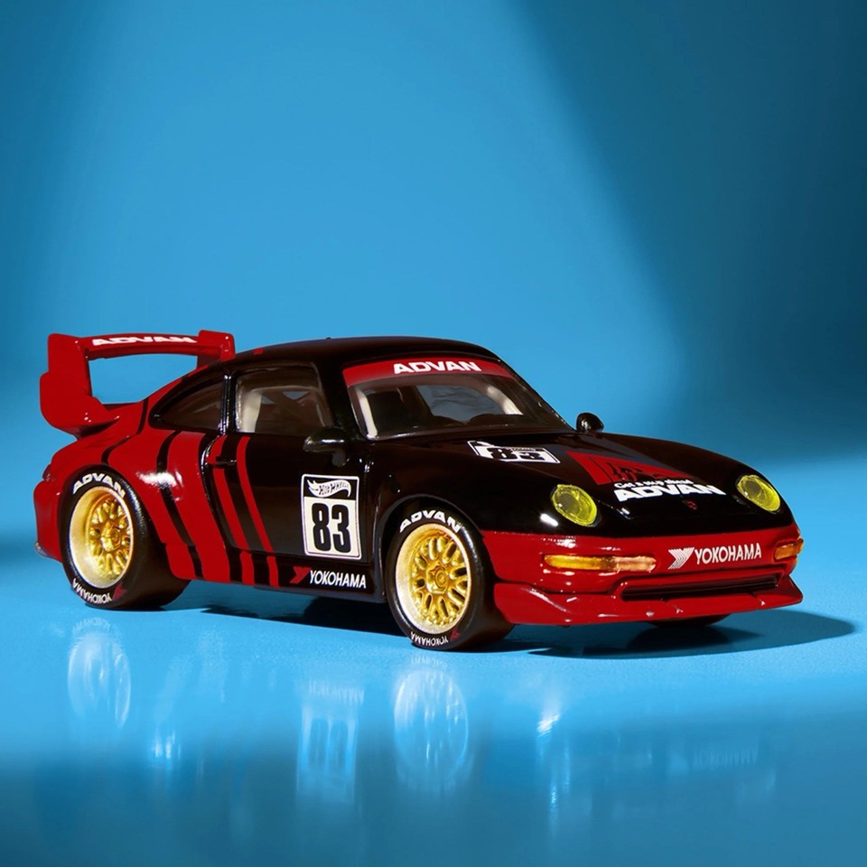 Hot Wheels Elite 64 Exclusive ADVAN Porsche 911 GT2 EVO 993 | BLK/RED ...