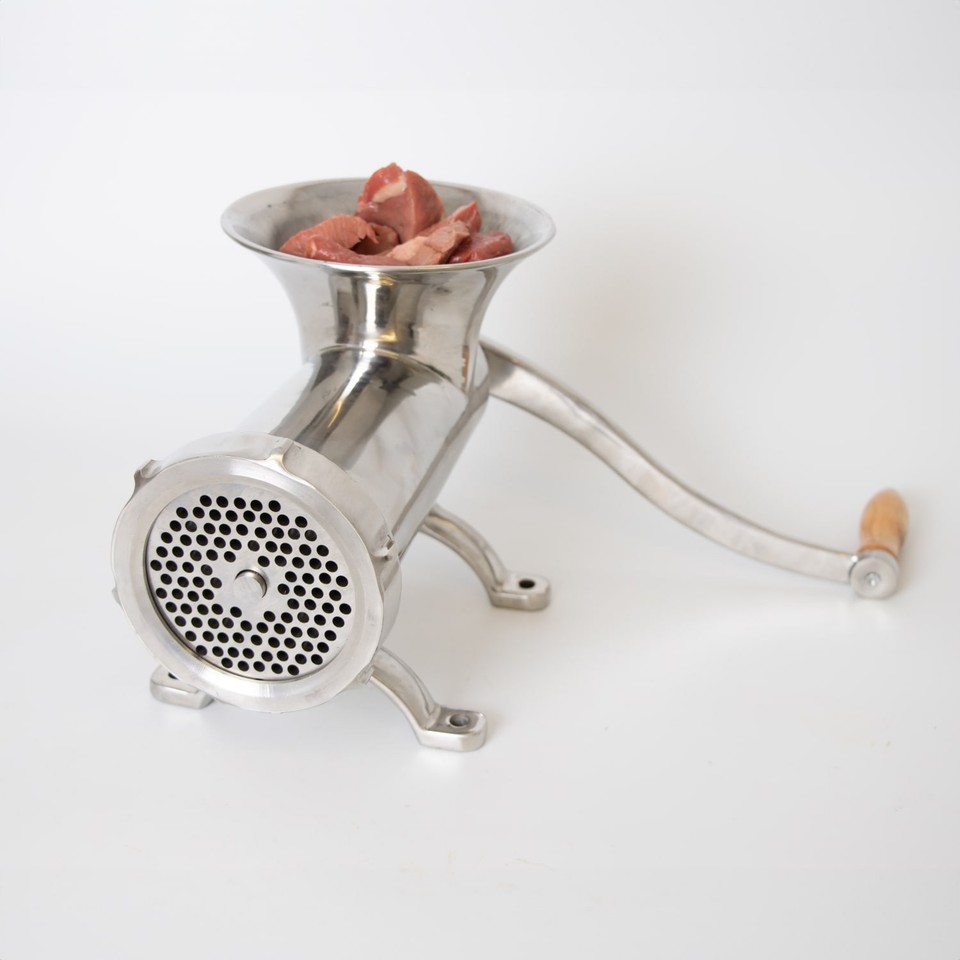 Lehman's Clamp-Down Meat Grinder #32, Manual Stainless Steel Meat ...