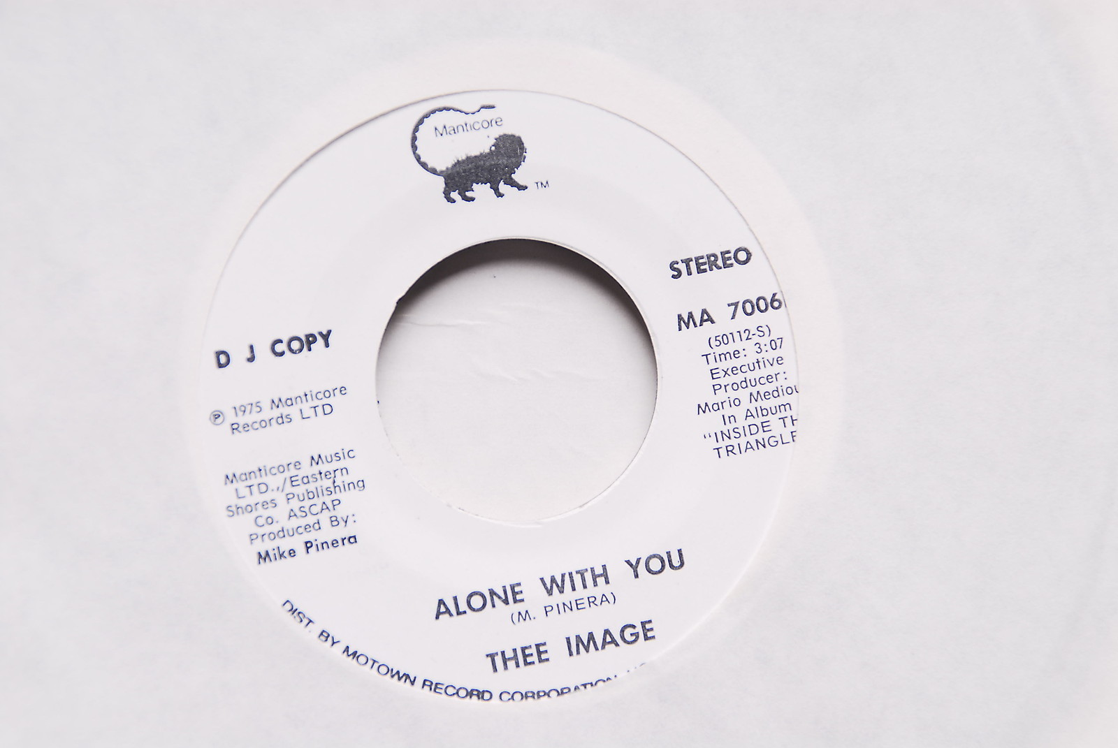 THEE IMAGE "Alone With You" 45rpm PROMO 7" NM SOUL R&B Manticore | eBay