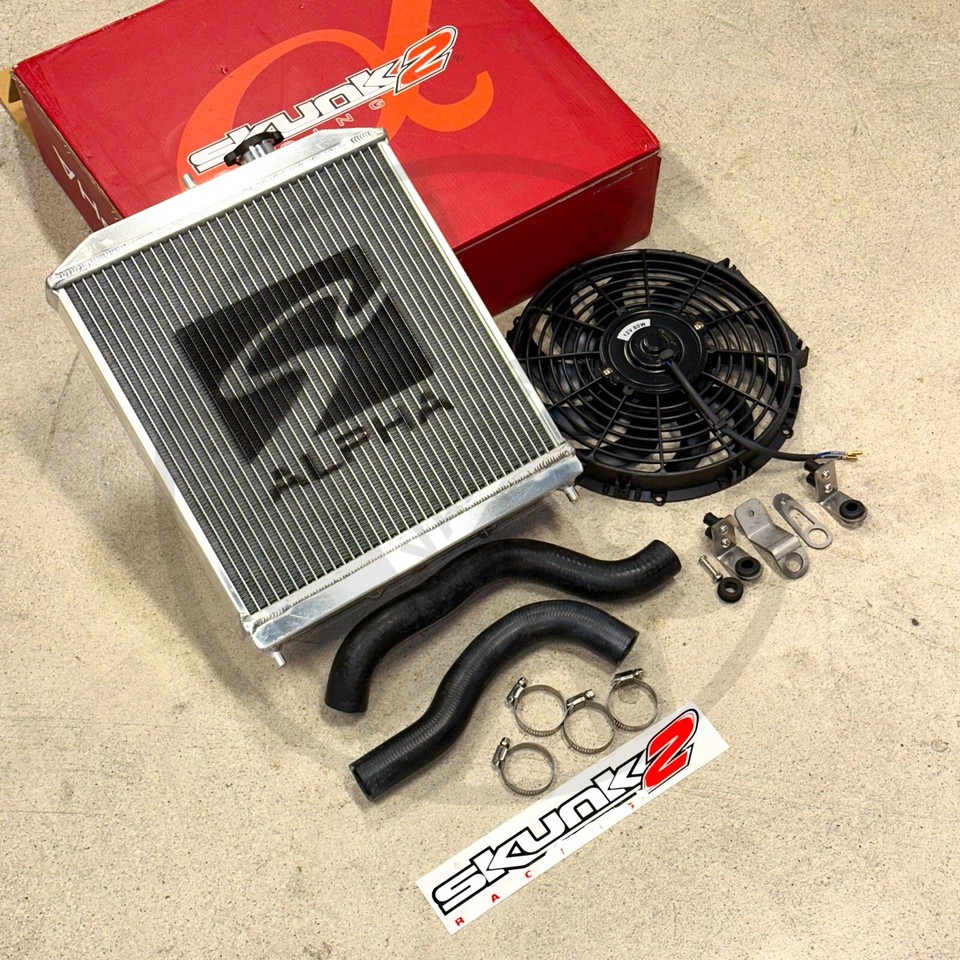 Skunk2 Pro Driver Side Alpha Radiator Kit For Honda Civic Acura Integra ...