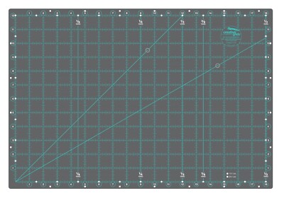 Creative Grids Self-Healing Double Sided Rotary Cutting Mat 12in x 18in ...