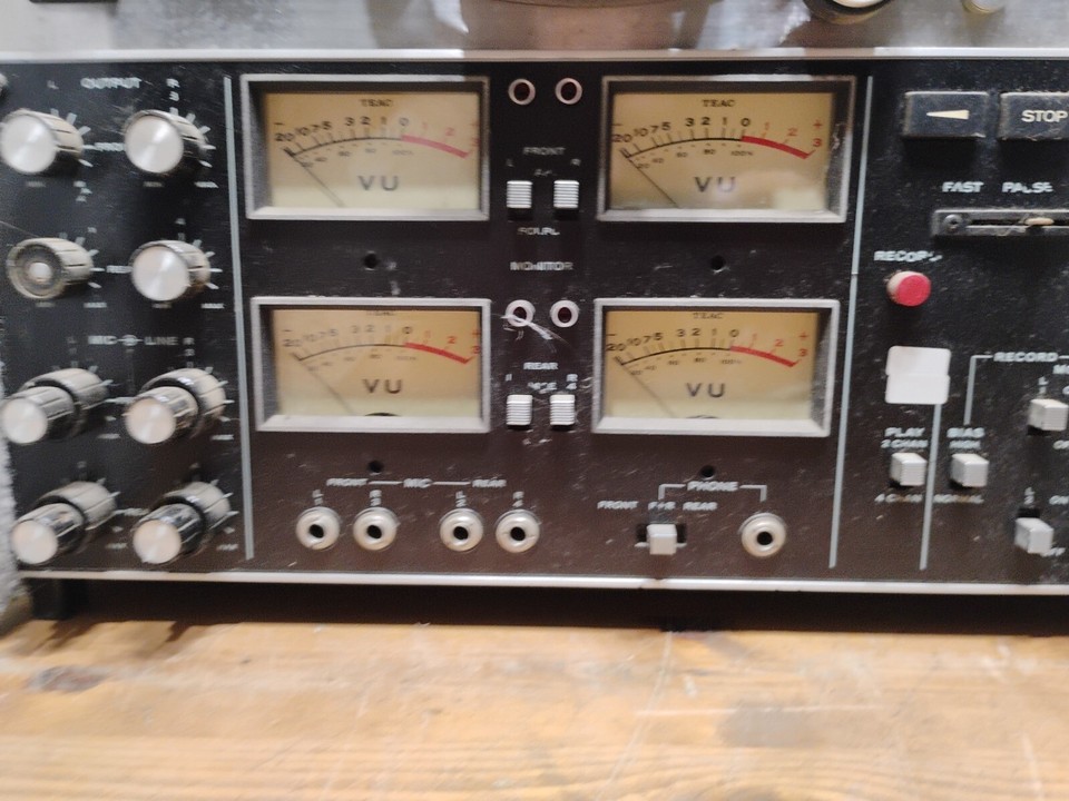 TEAC A-2340 SIMUL-SYNC 4 Channel Stereo Tape Deck Reel-to-Reel Recorder ...