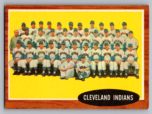 1962 TOPPS #537 CLEVELAND INDIANS TEAM CARD W/LUKE APPLING | eBay
