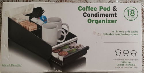 Mind Reader Coffee Pods Condiment Organizer Holds 18 Pods NEW | eBay