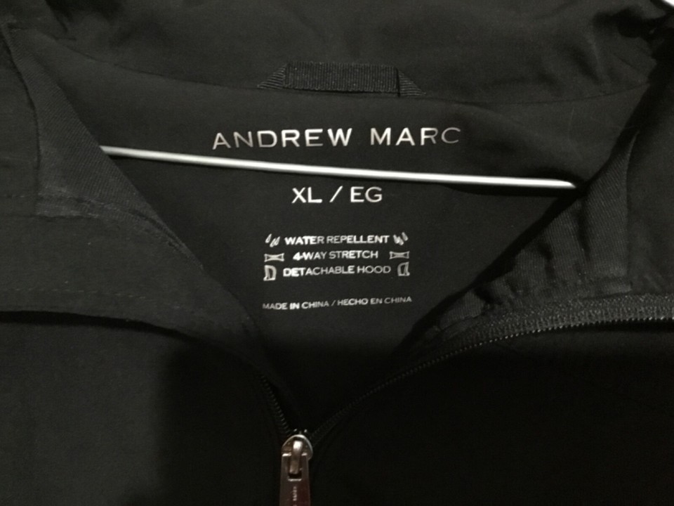 Andrew Marc Jacket Womens Black Size XL | eBay