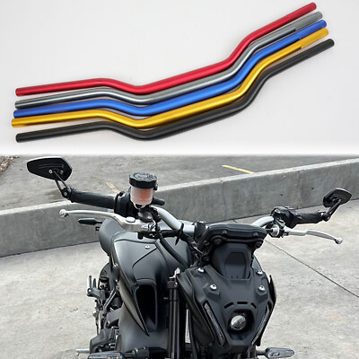 1-1/8" 28mm Motorcycle Fat Bar Handlebar Handle Bar For Yamaha MT09 MT ...
