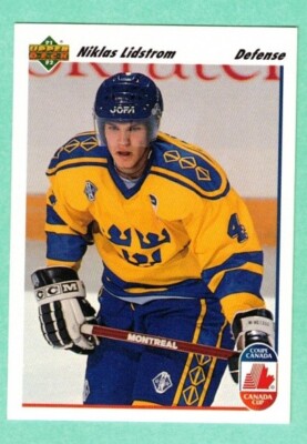(1) NICKLAS LIDSTROM 1991-92 UPD # 26 WINGS ROOKIE NM+ CARD (J5673) | eBay