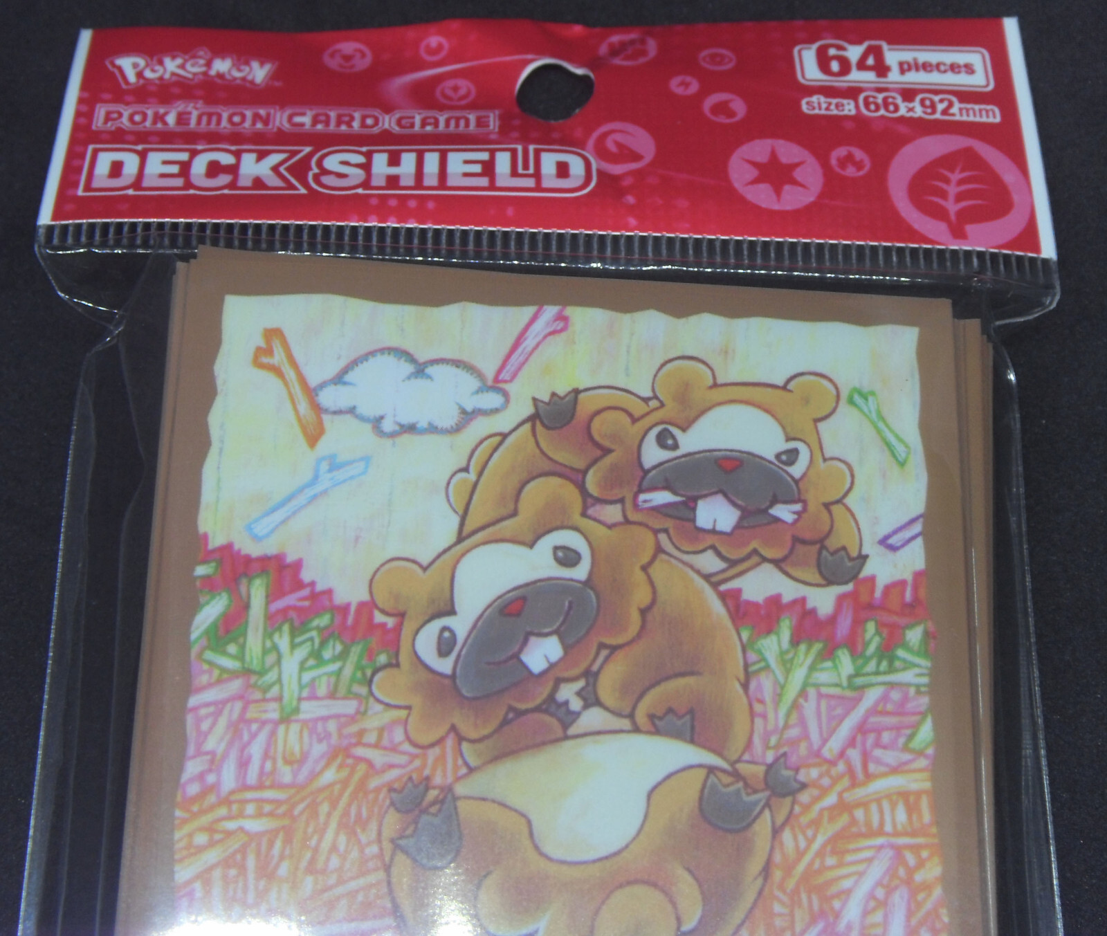 Pokemon Official Original Bidoof Card Sleeves (64 pcs) TH Version Made ...