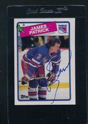 1988/89 Topps #69 James Patrick Rangers Signed Auto *C9646 | eBay