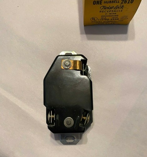 Hubbell 2610 Twist Lock Receptacle 3 Wire Grounding 30a 125v for sale ...