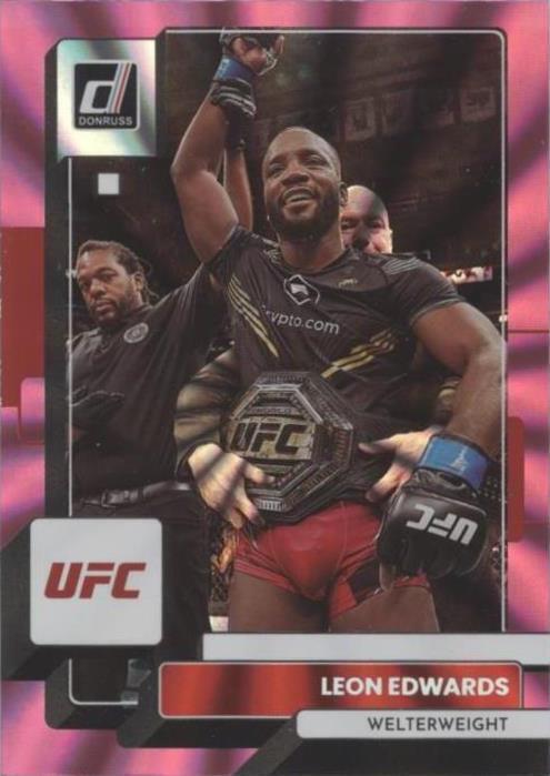2023 Donruss UFC - Leon Edwards #194 Holo Pink Laser for sale online | eBay