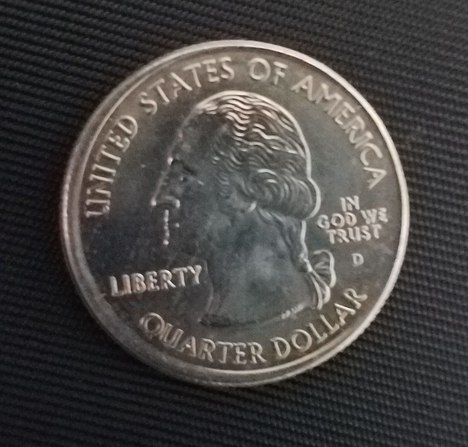 2005 D California State Quarter Error - Off Center Broadstrike | eBay