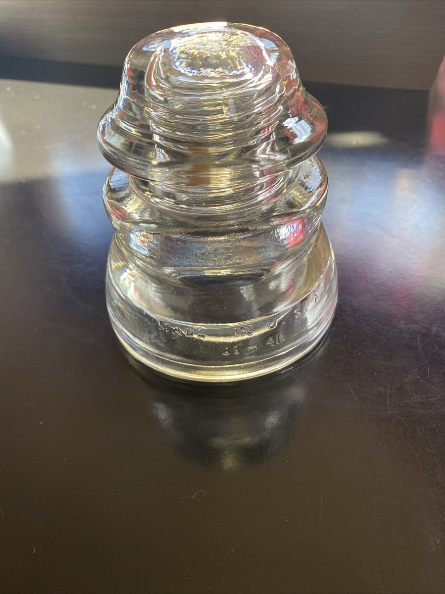 Hemingray 45 Glass Insulators Hemingray 45 Clear Glass Insulator