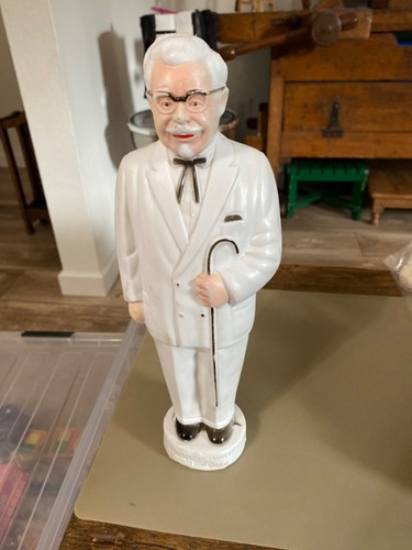 KFC Colonel Sanders White Plastic Bank Kentucky Fried Chicken | eBay