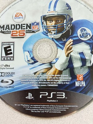 Madden NFL 25 (Sony PlayStation 3, 2013) DISC ONLY 14633730562| eBay