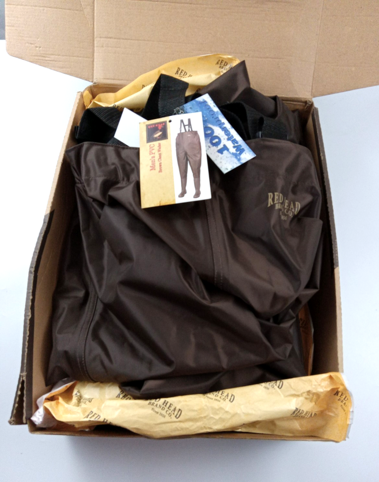 REDHEAD SIZE 11 CHEST WADERS BROWN BOOT SIZE 11 NEW WITH TAGS 100% ...