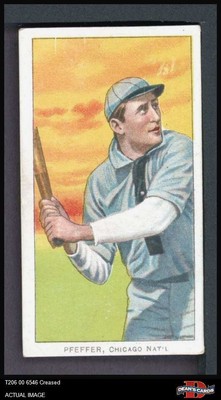 1909 T206 Francis Pfeffer Cubs 3 - VG | eBay