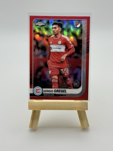 Sergio Oregel 2025 Topps MLS Chrome Chicago Fire 1/5 True Red! | eBay