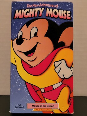 The New Adventures of Mighty Mouse (VHS, 1987) Mouse of the Desert | eBay