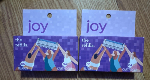 2 packs Joy The Refills 5 Blades Razor Cartridges 8 TOTAL Free Shipping ...