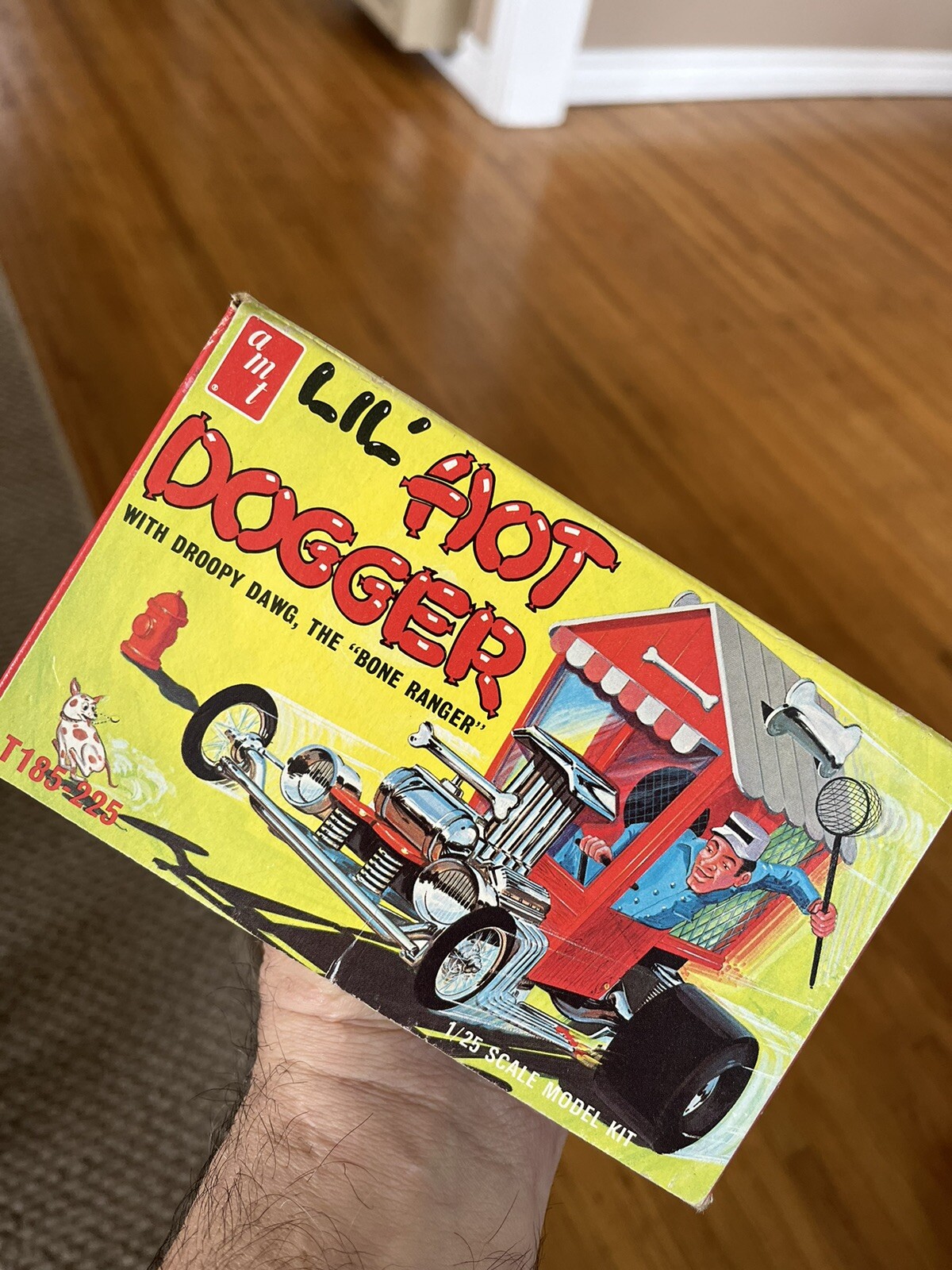 Vintage amt model kit Lil Hot Dogger T185-225 box Top Only 1970 | eBay