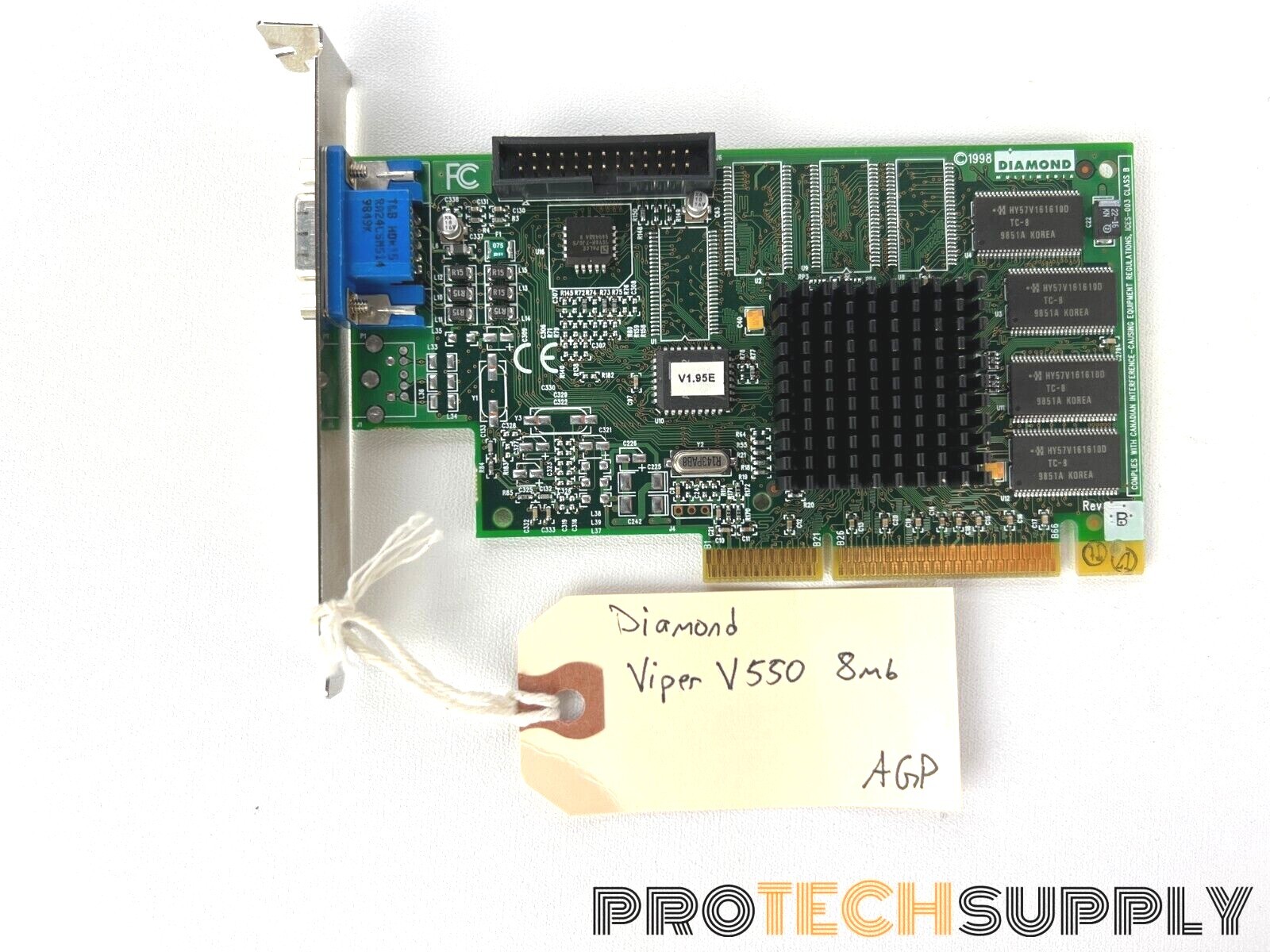 Diamond Viper AGP Video Card PCA V550 ATX 23230090-101 8mb for sale ...
