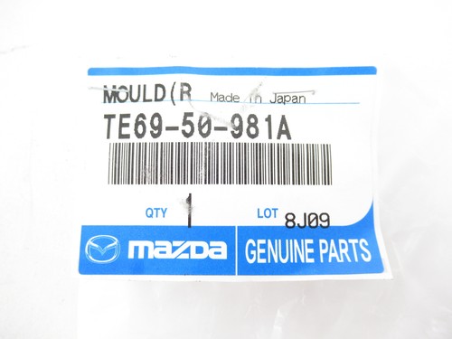 Genuine OEM Mazda TE69-50-981A Passenger Front Upper Molding Sash 2007 ...