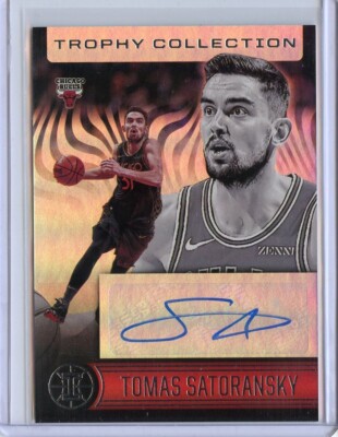 2020-21 Panini Illusions Trophy Collection Signatures #59 Tomas ...