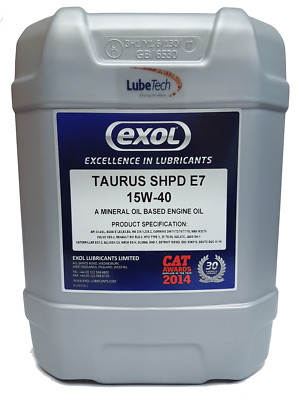 EXOL ENGINE OIL 15W40 E7 PENTA MARINE DIESEL OIL VOLVO VDS3 APPROVED ...