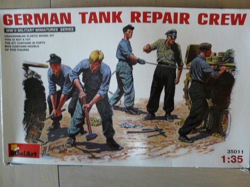 Maquette 1/35 MiniArt Ref 35011 German Tank Repair Crew | eBay
