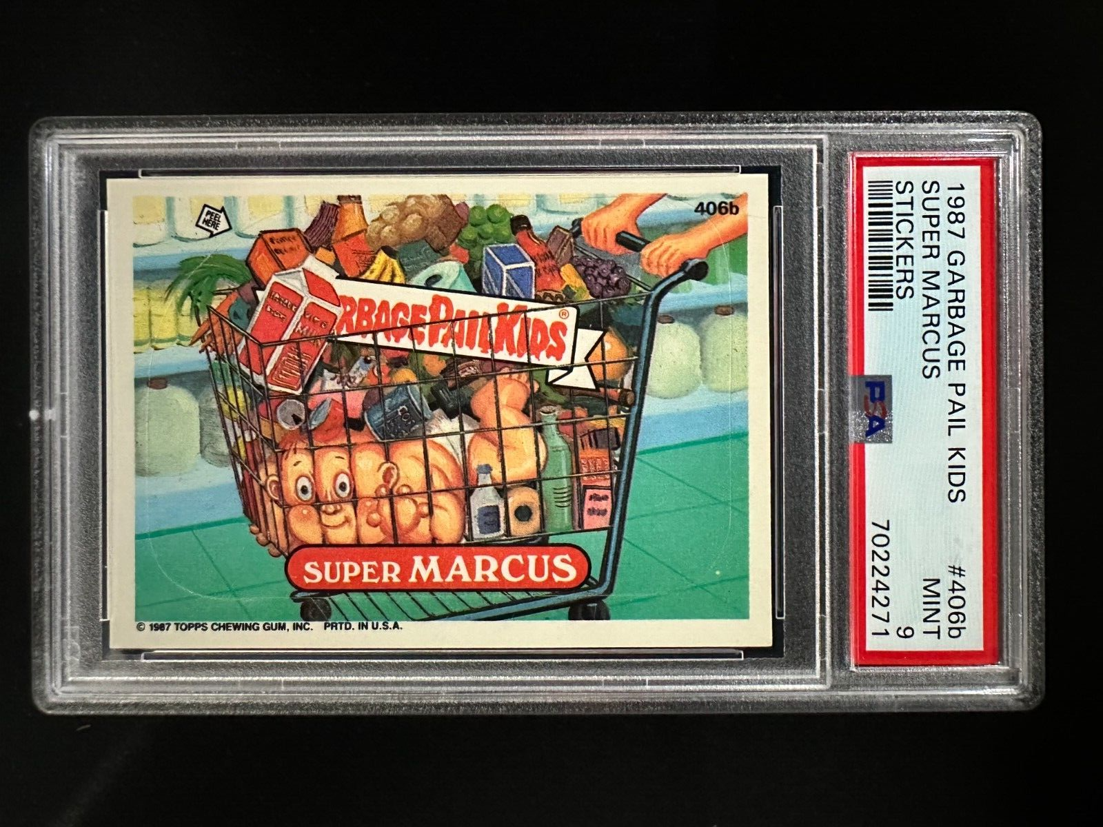 1987 Garbage Pail Kids #406b - Super Marcus - PSA 9 | eBay