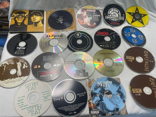 Lot 19- 90's 2000's Rap Hip Hop CD's Paul Wall 3 6 Mafia Eazy E Jay Z ...