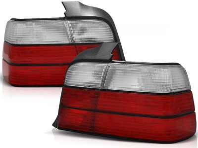 Rear lights for BMW 3 Series E36 Saloon 1991-1997 1998 1999 VR-1753 Red ...