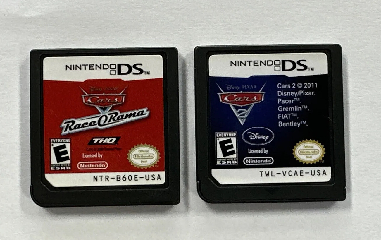 Lot of (2) - CARS "Race O Rama" & CARS 2 (Nintendo DS) - FREE Shipping ...