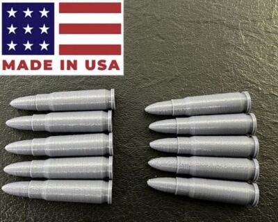 7.62x39 7.62AK - Snap Caps Training Rounds Dummy Rounds w/ Rubber ...