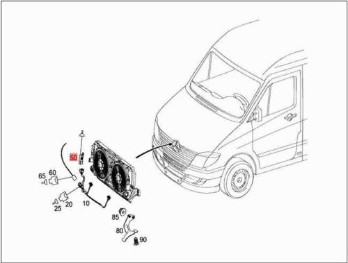 Genuine Relay MERCEDES Sprinter Mixto 906 W639 W906 Box Bus 9065451401 ...