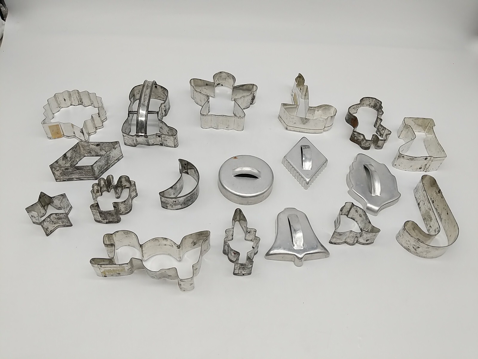 Aluminum Cookie Cutters Mixed Lot of 18 Vintage | eBay