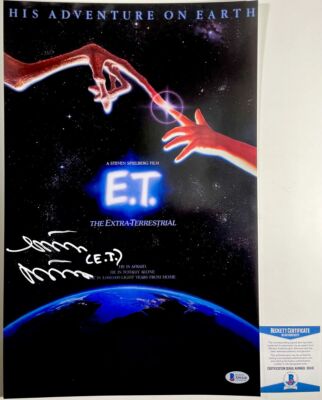 Matthew DeMeritt Signed E.T. The Extra Terrestrial 11x17 Movie Poster ...