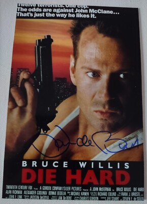 JAN DE BONT DUTCH DIRECTOR SIGNED AUTOGRAPH DIE HARD CUSTOM ART 4X6 ...