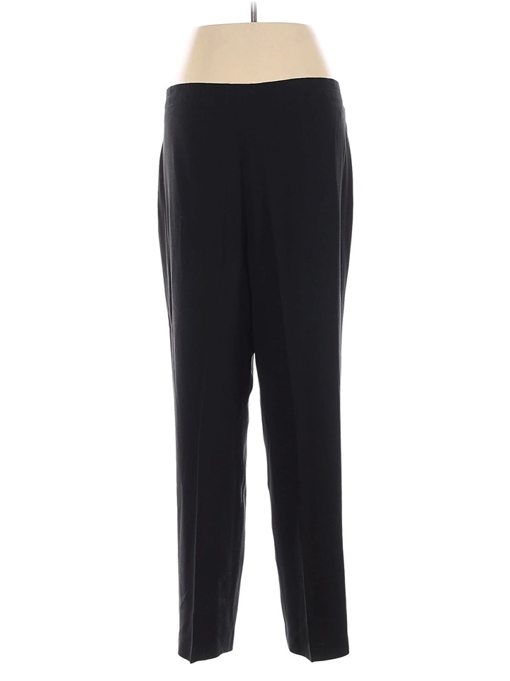 Dana Buchman Women Black Active Pants 12 | eBay